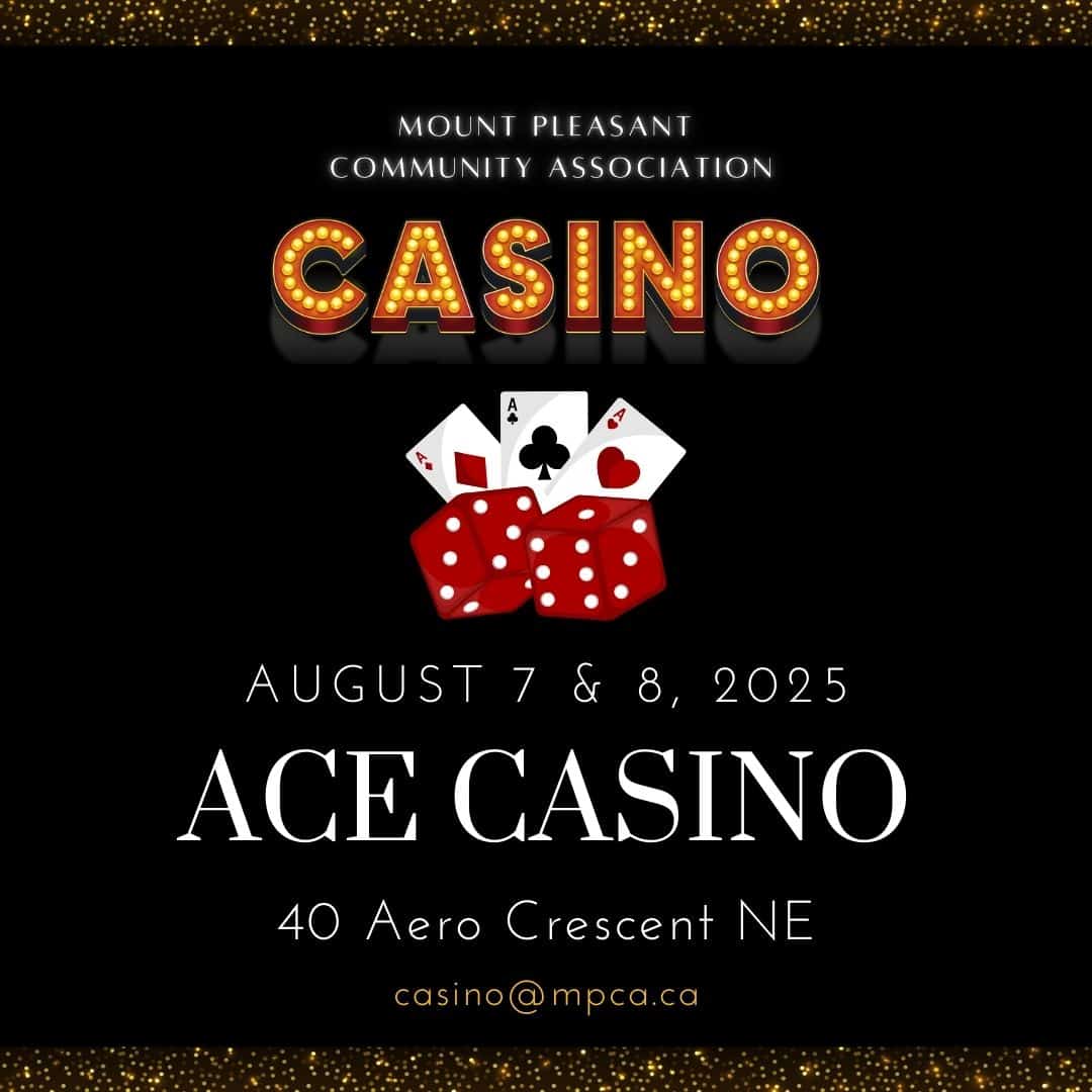 MPCA Casino 2025 | Call for Volunteers - Mount Pleasant Community ...